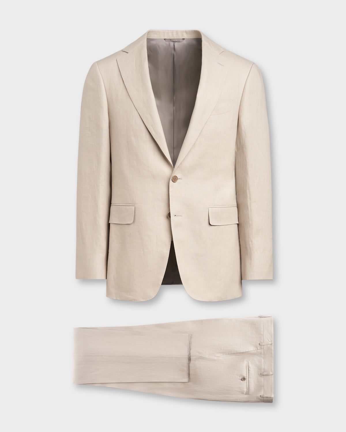 Canali Beige Puro Linen Suit– Parker & Co.