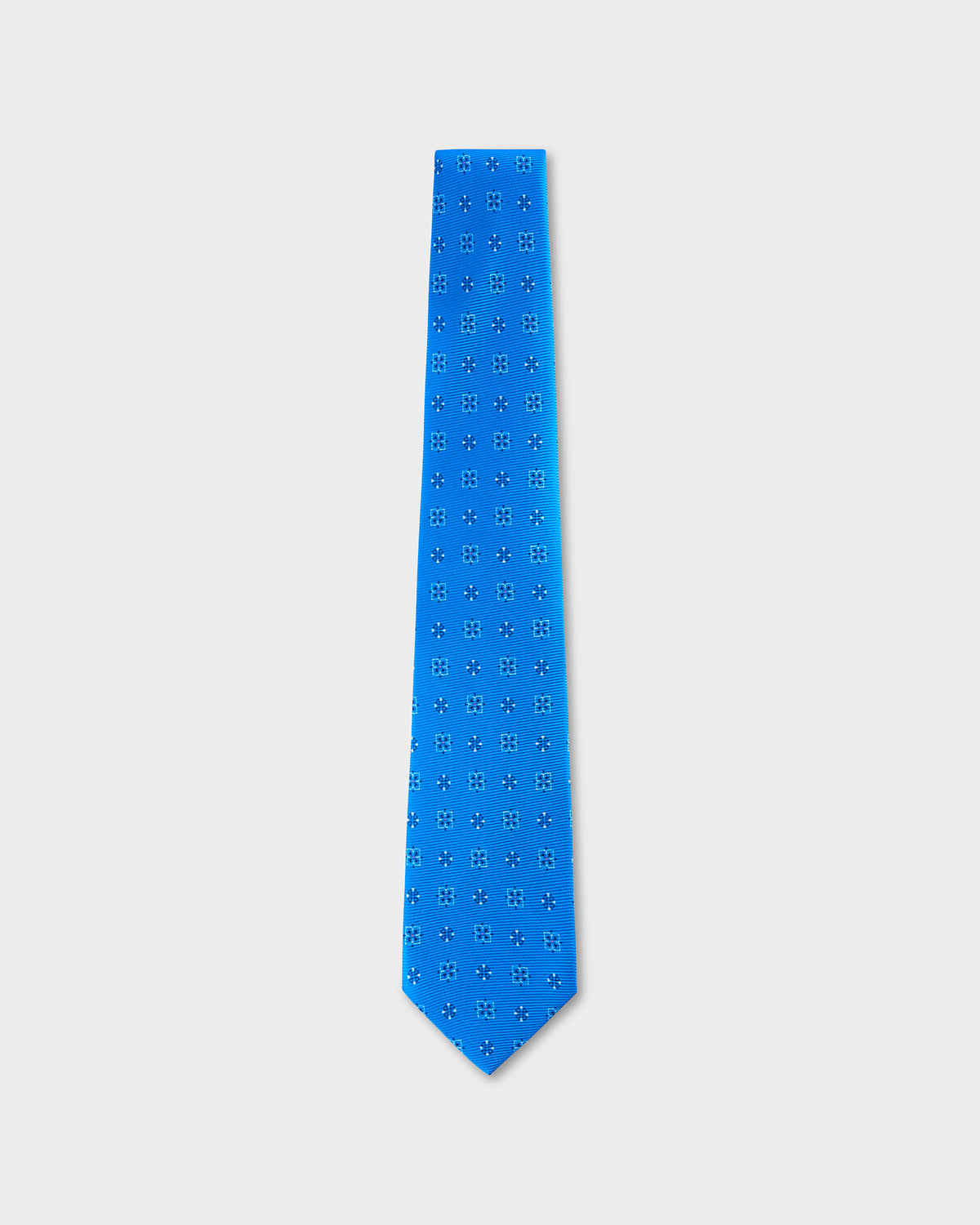 Kiton Bright Blue Floral Pattern Tie– Parker & Co.