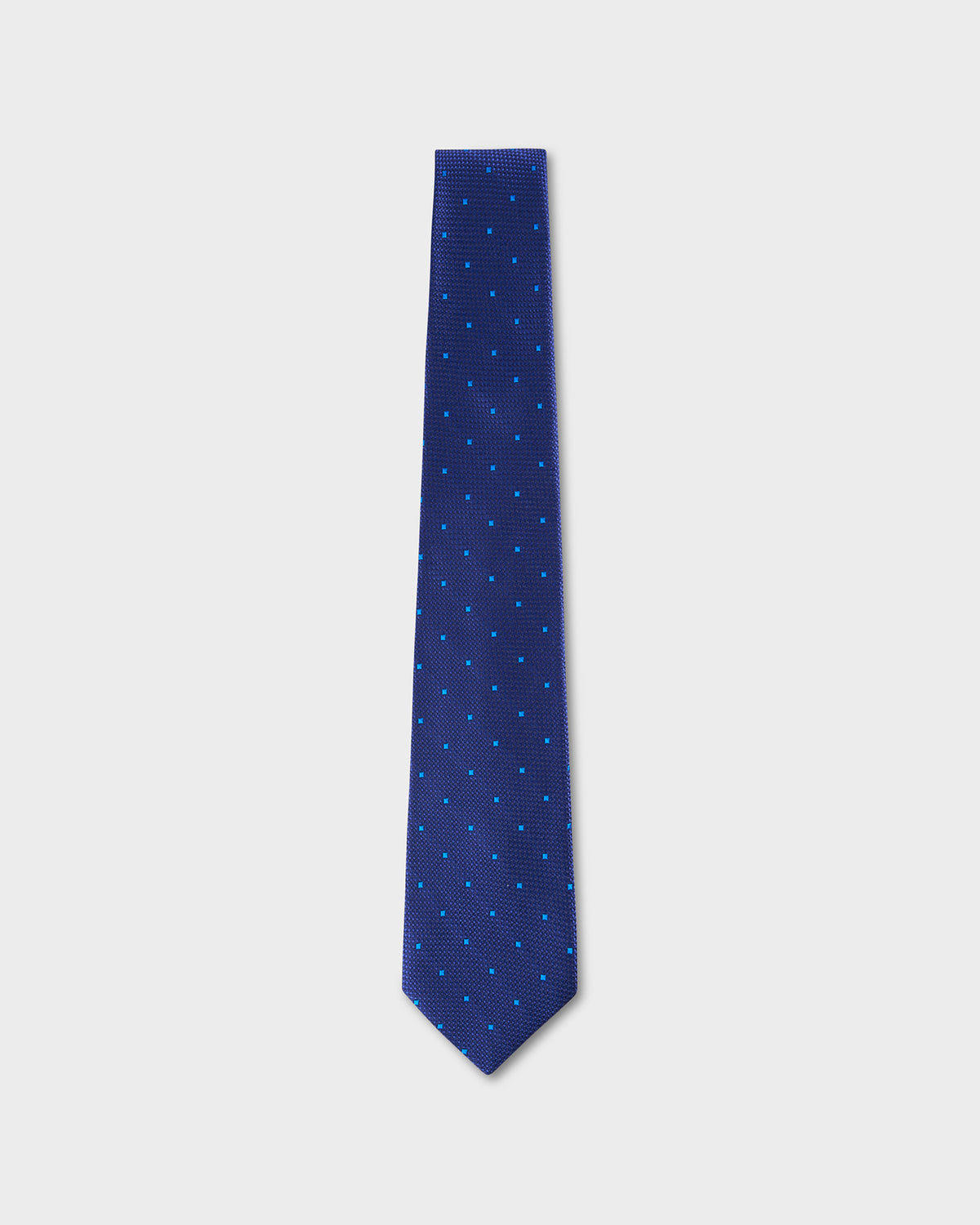 Kiton Blue Micro Square Pattern Tie– Parker & Co.