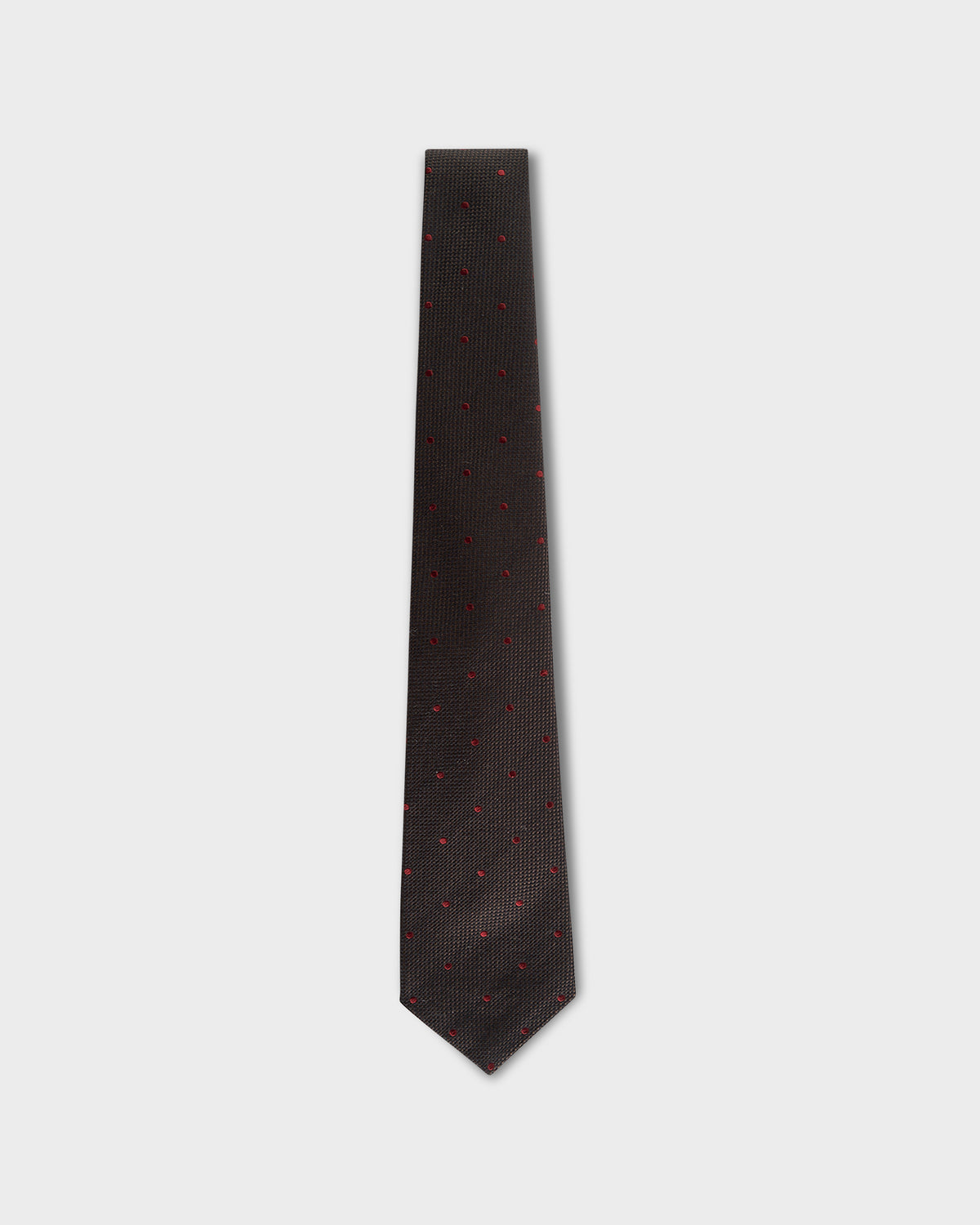 Kiton Brown And Burnt Red Spotted Tie– Parker & Co.