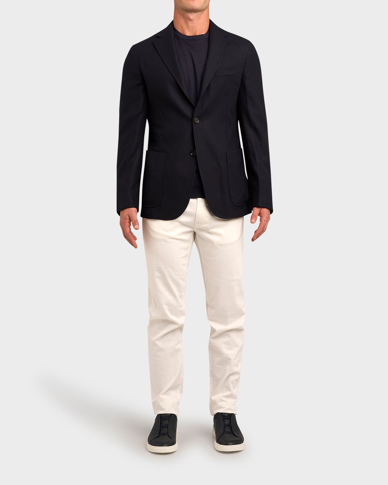Zegna Midnight Trofeo Wool And Cashmere Sports Jacket– Parker & Co.