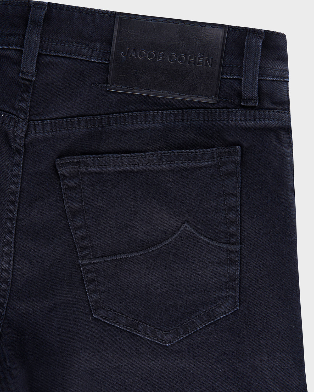 Jacob Cohen Black Bard Cotton Modal Stretch Slim Fit Jeans– Parker & Co.