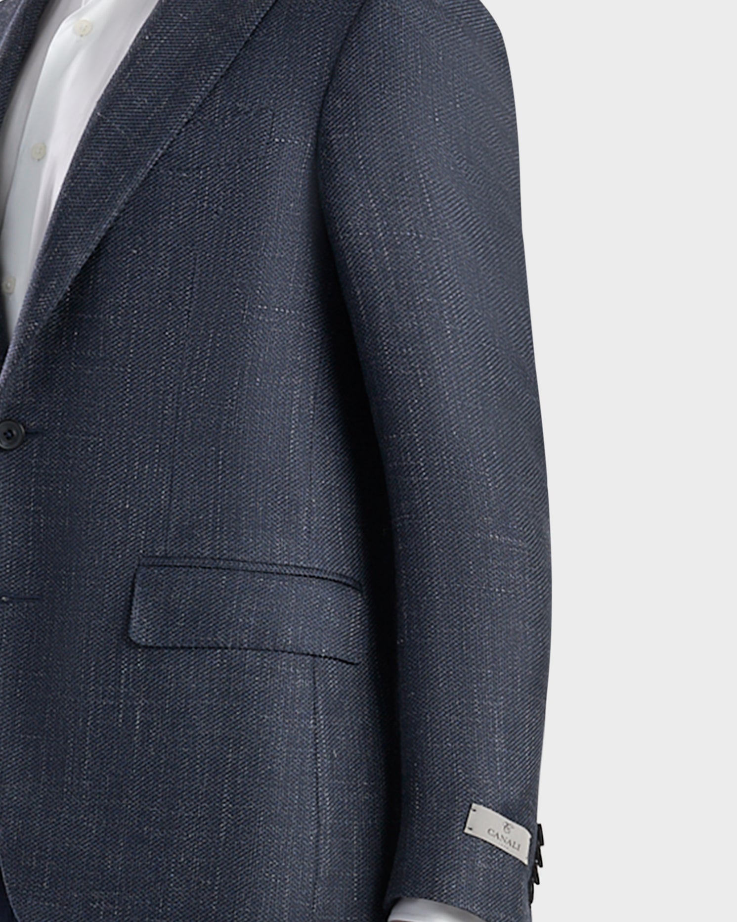 Canali Dark Blue Exclusive Cashmere Silk Sports Jacket– Parker & Co.